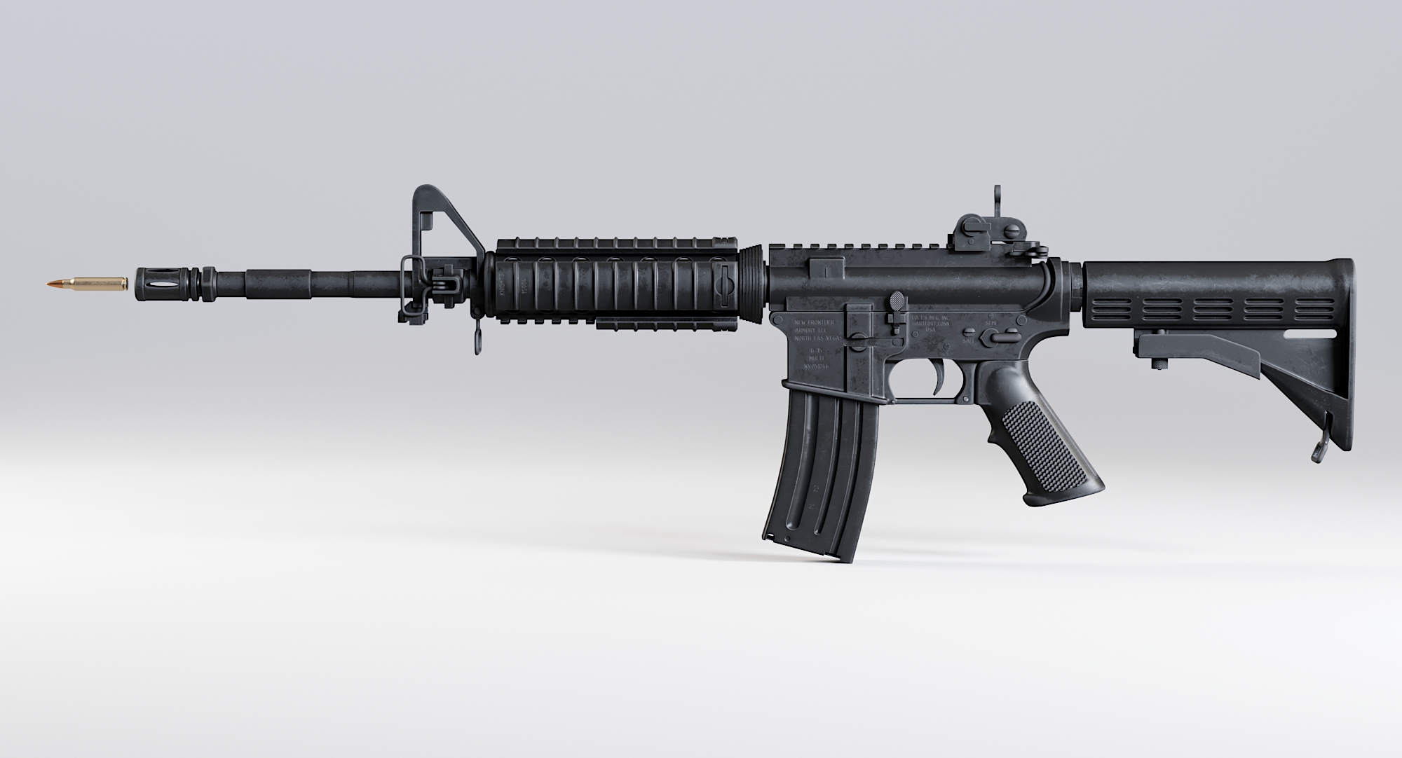 modelo 3d Carabina M4A1 - TurboSquid 1380854