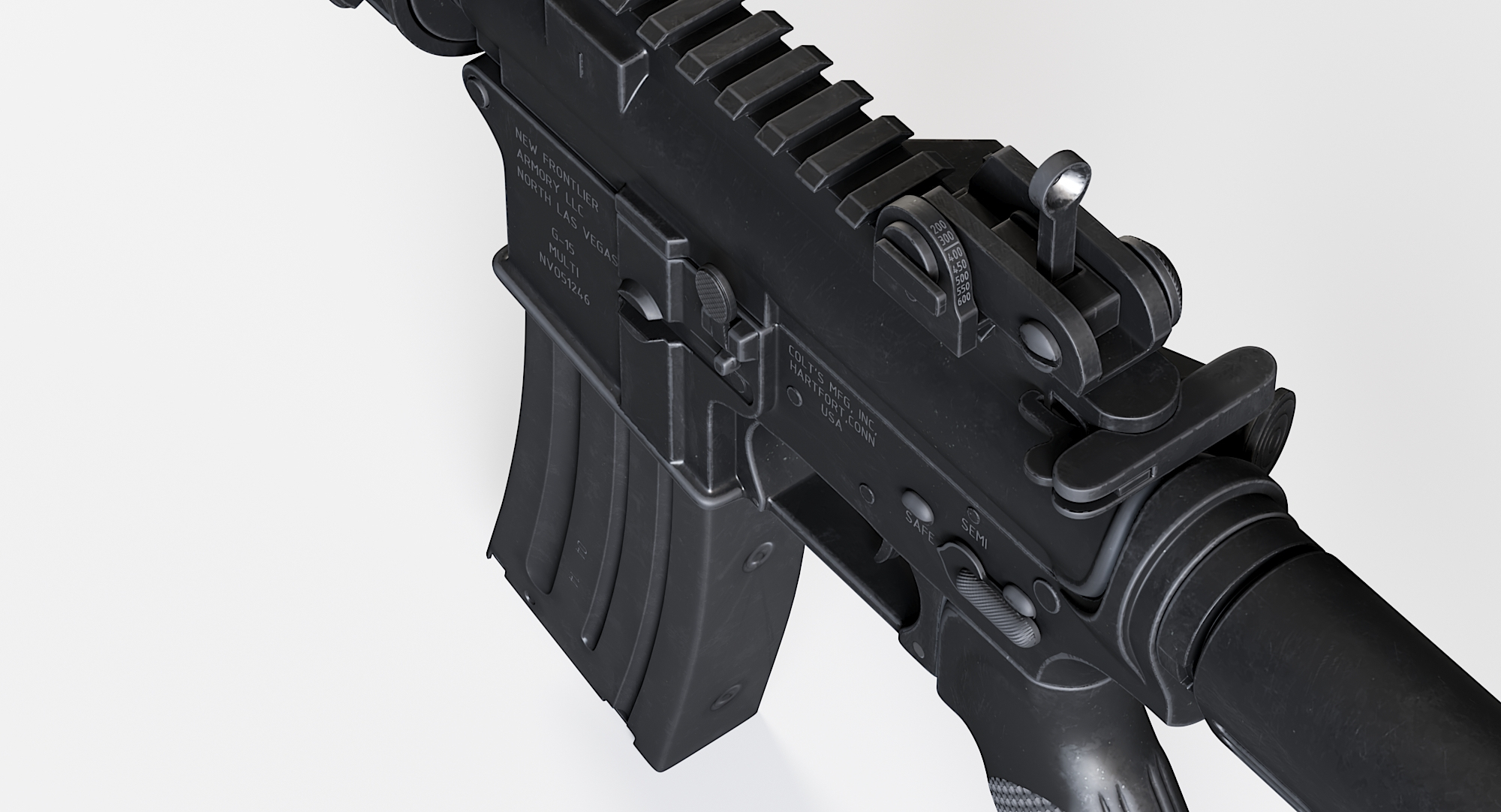 Carbine m4a1 model - TurboSquid 1380854