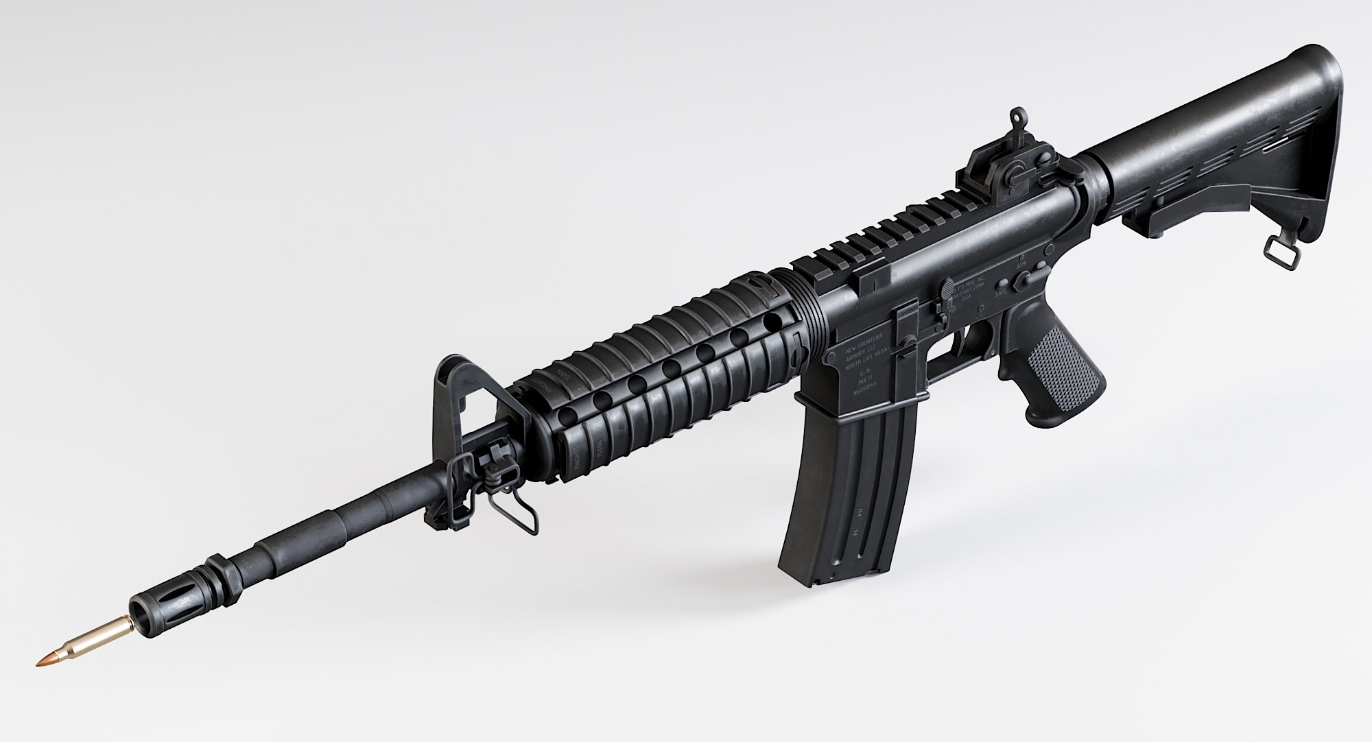 Carbine m4a1 model - TurboSquid 1380854