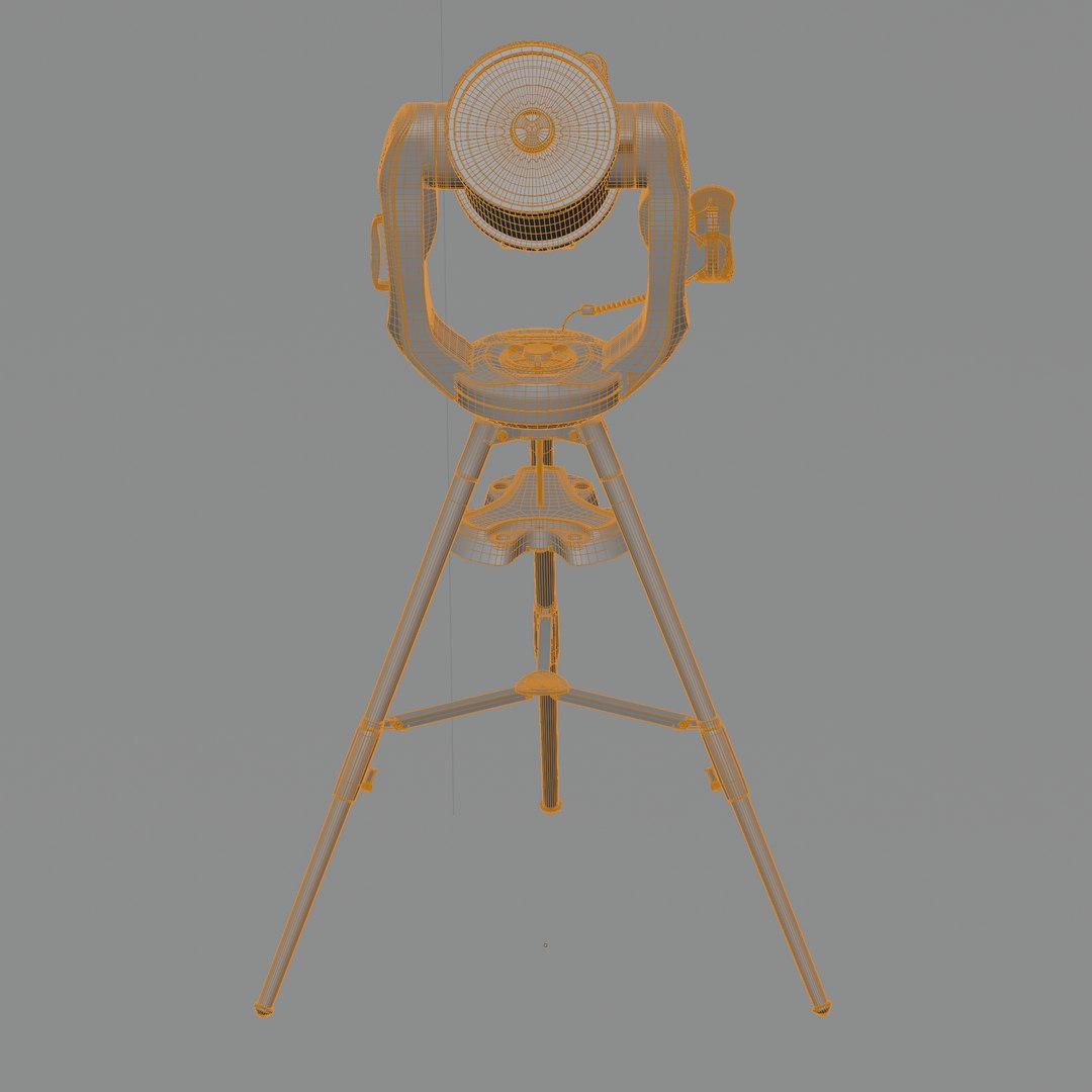 Celestron CPC Deluxe 1100 HD Computerized Telescope 3D Model ...