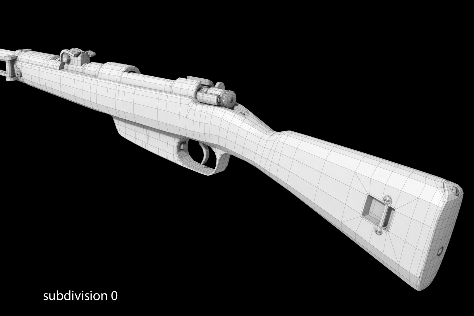 Carcano M91 Cavalry Carbine 3D Model - TurboSquid 1505560
