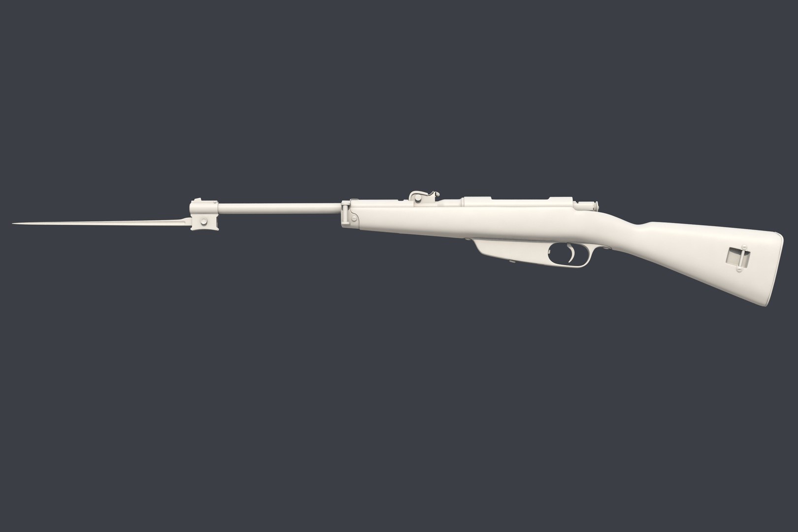 Carcano M91 Cavalry Carbine 3D Model - TurboSquid 1505560