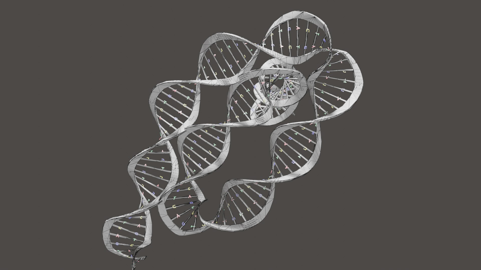 Bacteria With Dna Helix Detailed 3D Model - TurboSquid 2055950