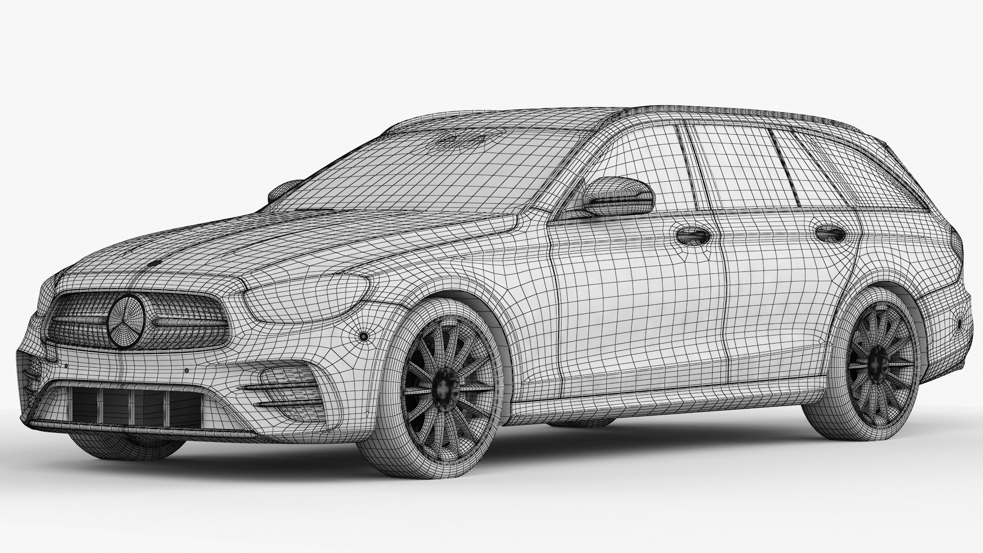 3D Mercedes-Benz E-Class Estate 2021 Model - TurboSquid 1756516