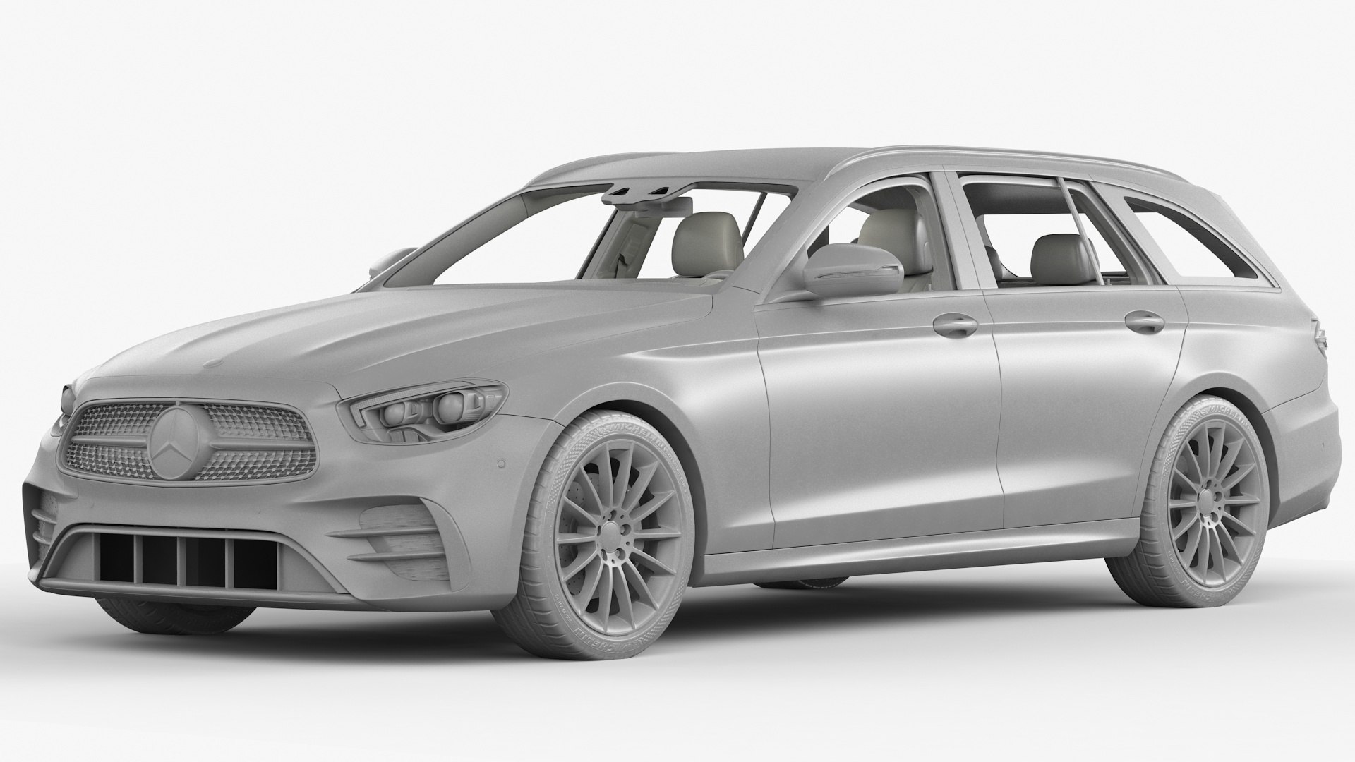 3D Mercedes-Benz E-Class Estate 2021 Model - TurboSquid 1756516