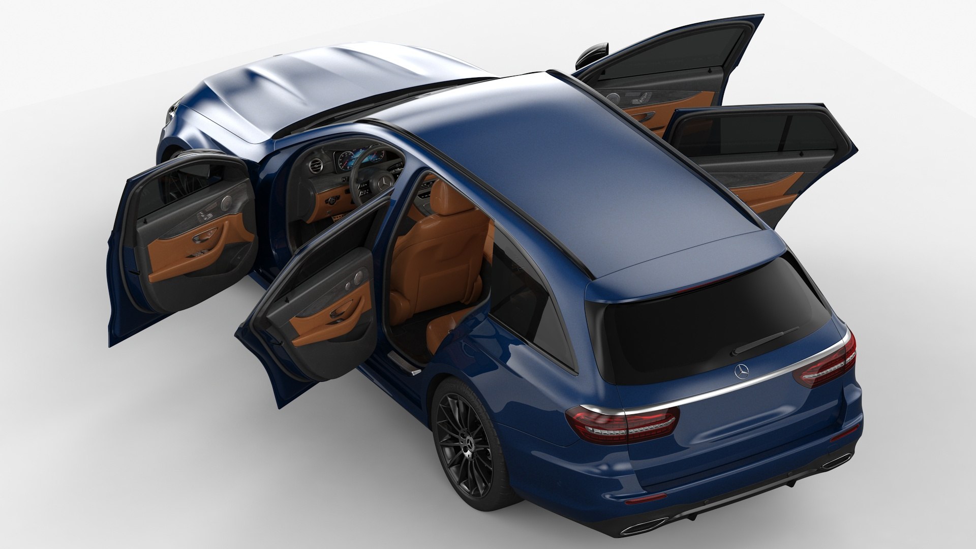 3D Mercedes-Benz E-Class Estate 2021 Model - TurboSquid 1756516