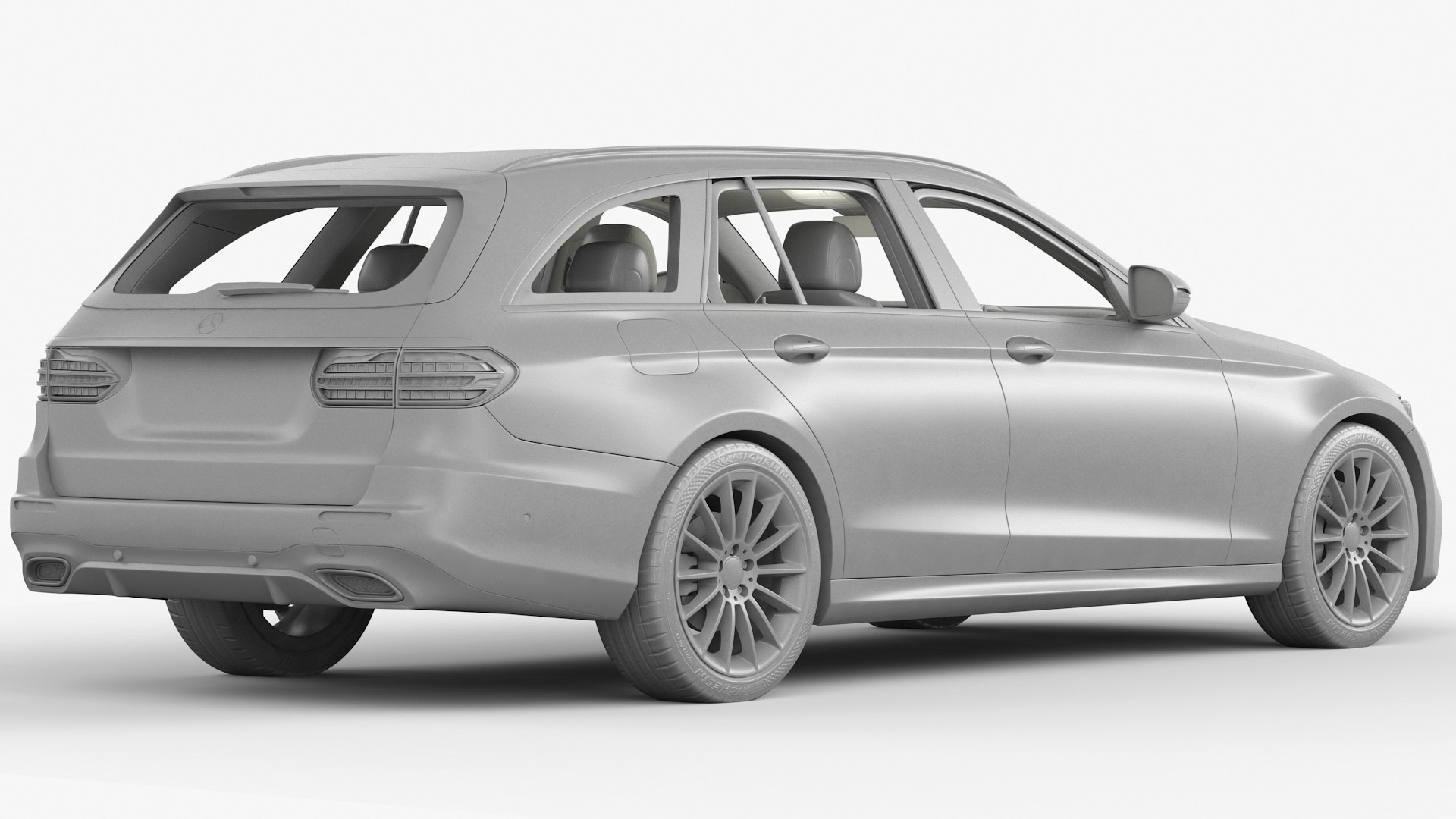 3D Mercedes-Benz E-Class Estate 2021 Model - TurboSquid 1756516