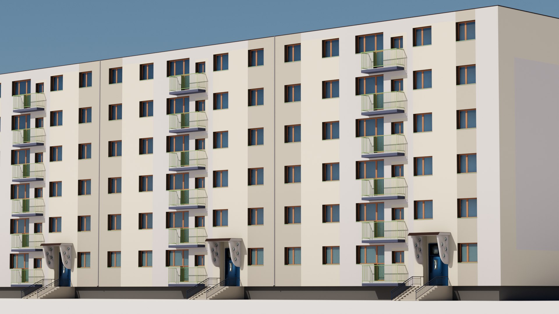 20 European Buildings Base Mesh Models model - TurboSquid 2082397