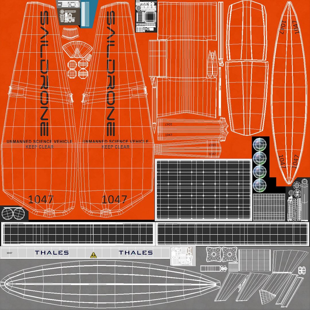 Saildrone Uncrewed Surface Vehicle 3D - TurboSquid 1948016