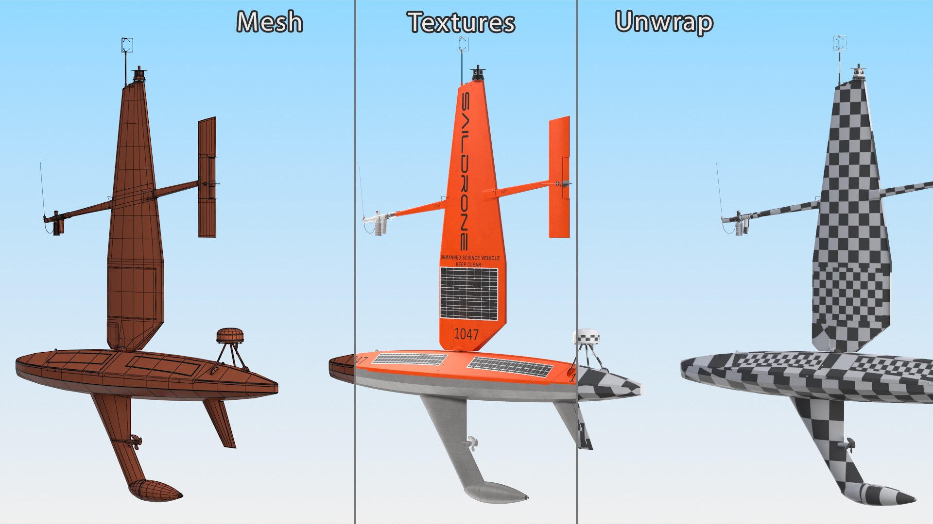 Saildrone Uncrewed Surface Vehicle 3D - TurboSquid 1948016
