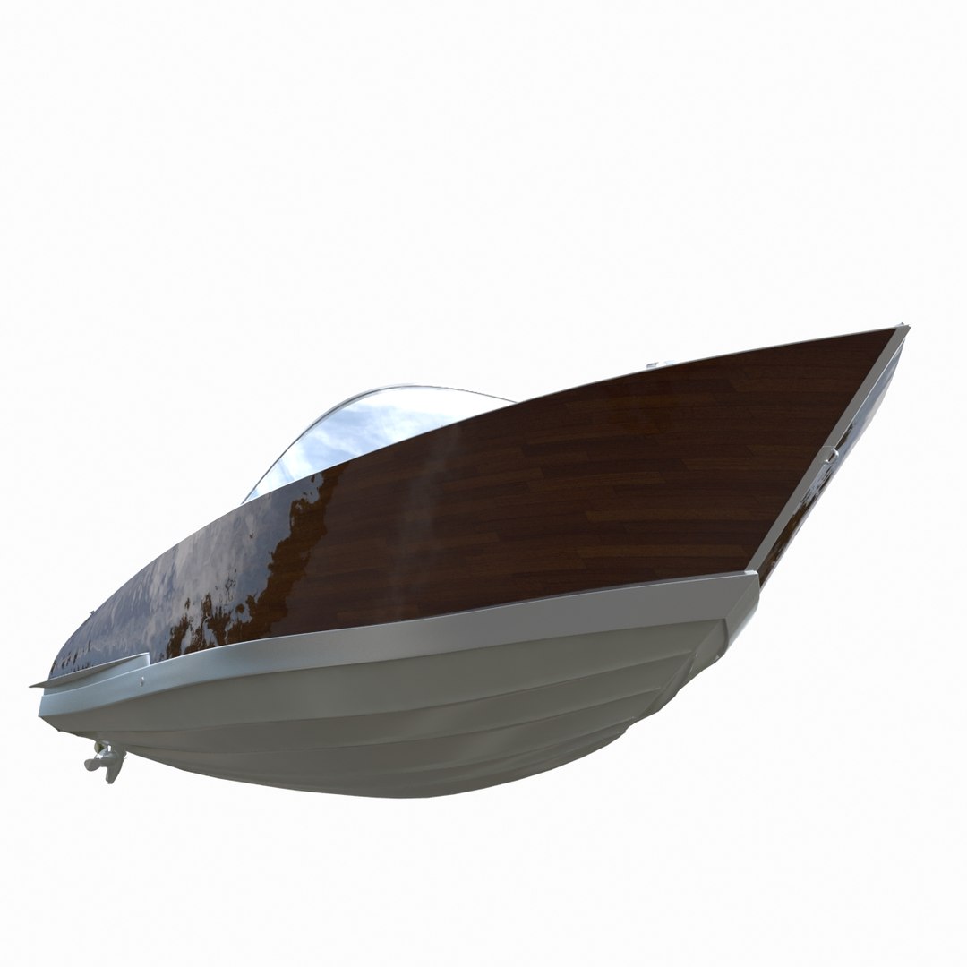 Boat Speedboat 3d Model