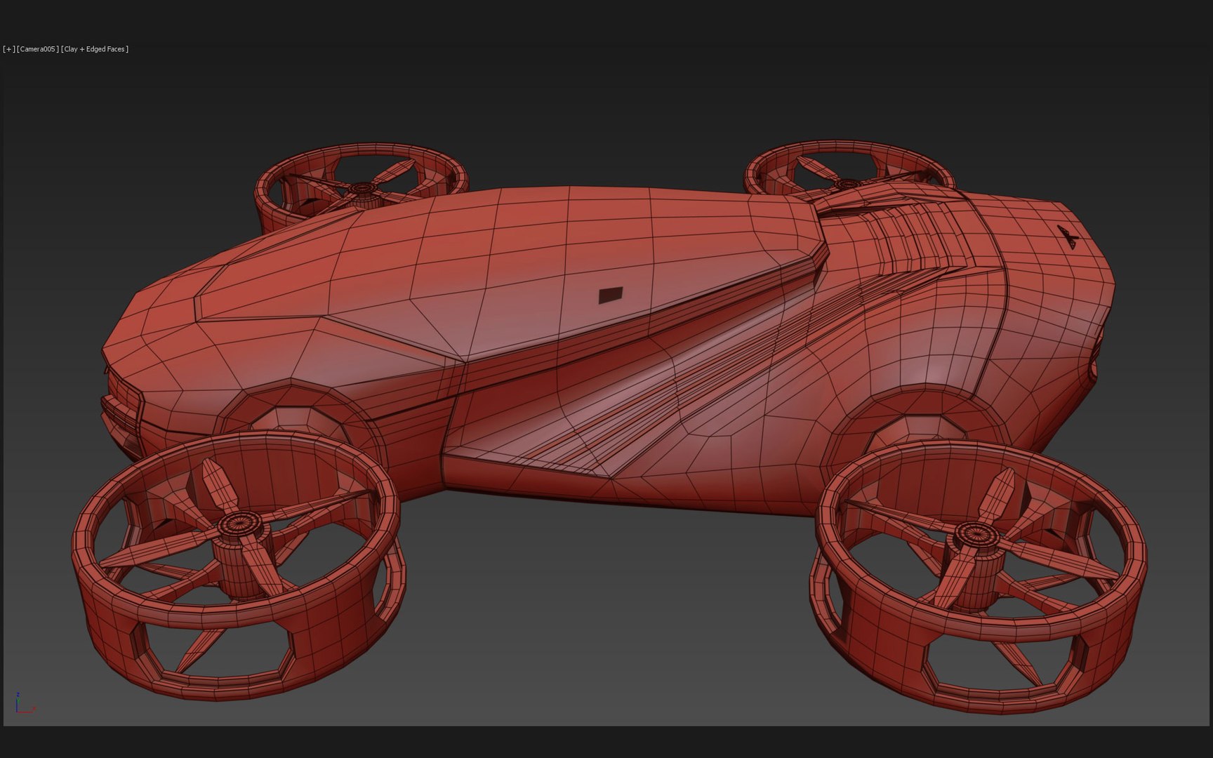 3D T Copter Car 62 - TurboSquid 2082393