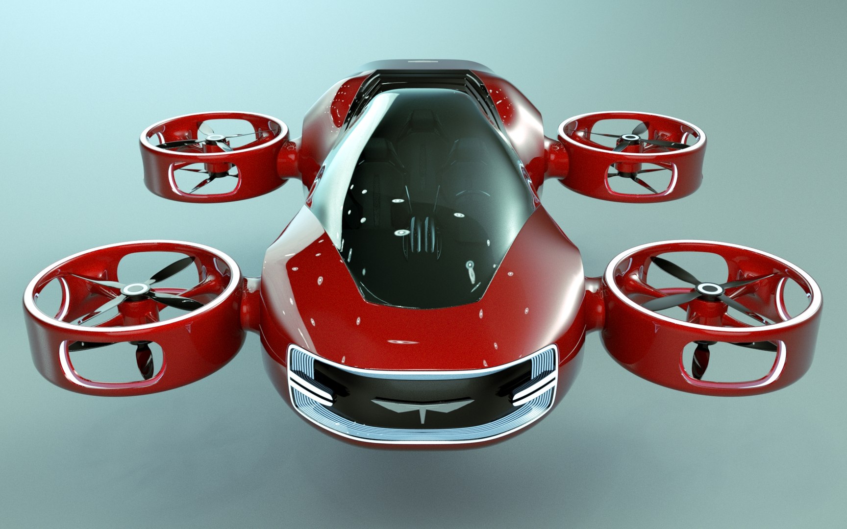 3D T Copter Car 62 - TurboSquid 2082393