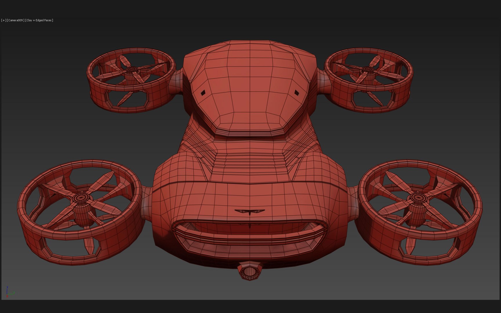 3D T Copter Car 62 - TurboSquid 2082393