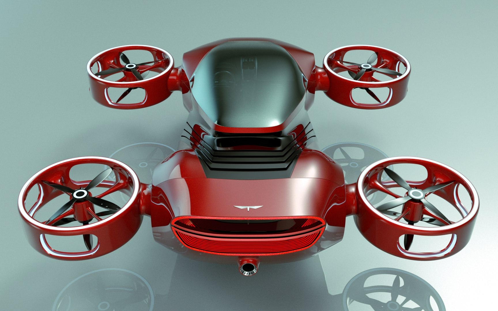 3D T Copter Car 62 - TurboSquid 2082393