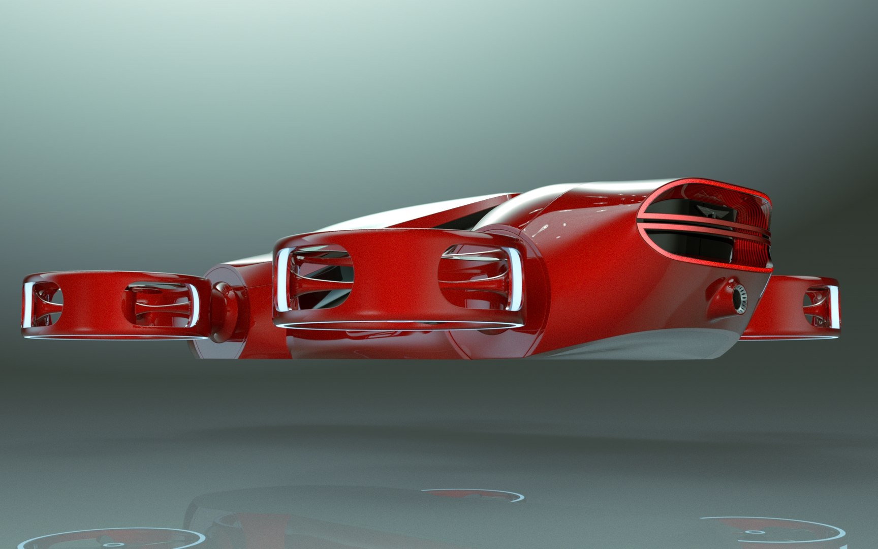 3D T Copter Car 62 - TurboSquid 2082393