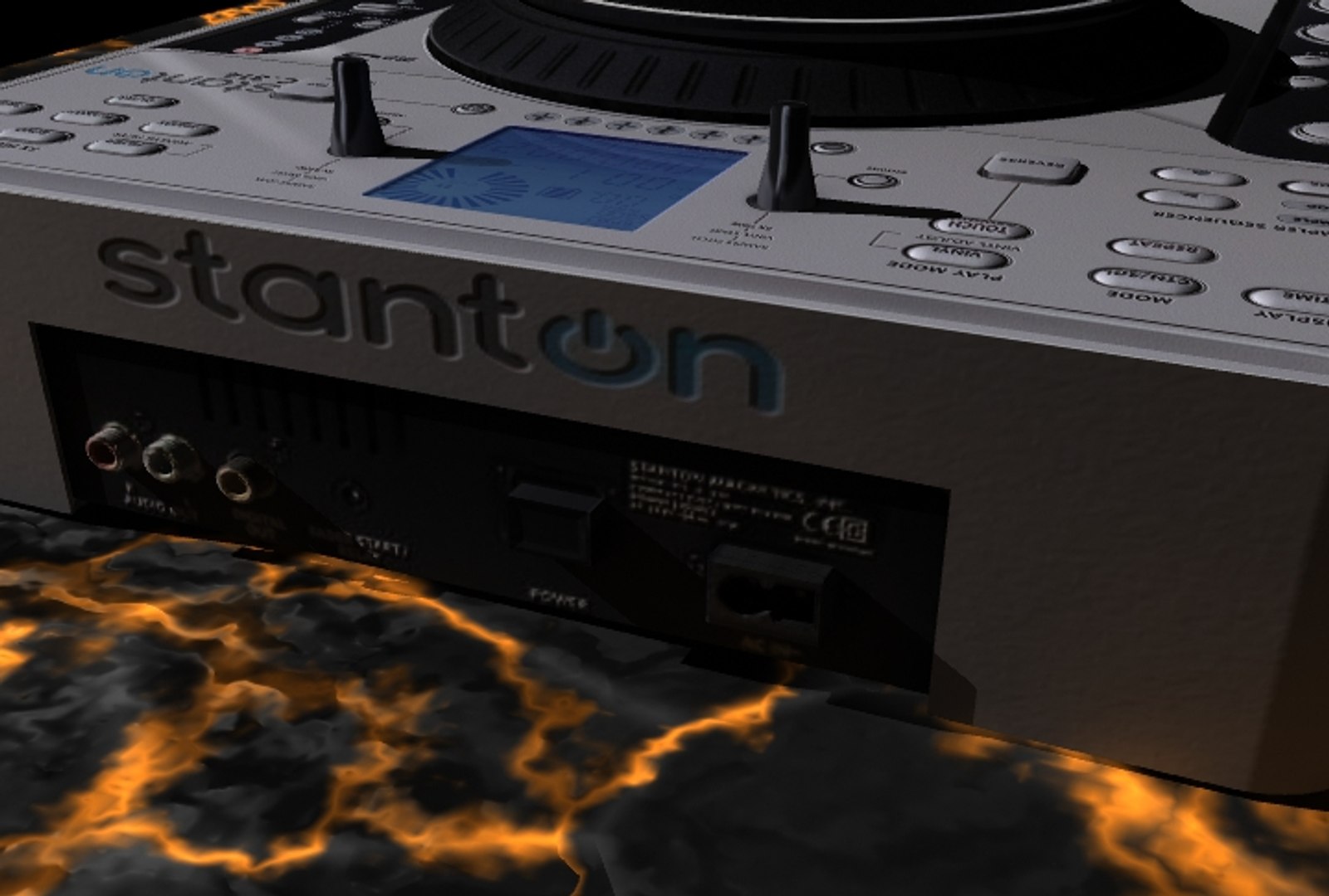 3d Model Stanton C 314 Cd Player