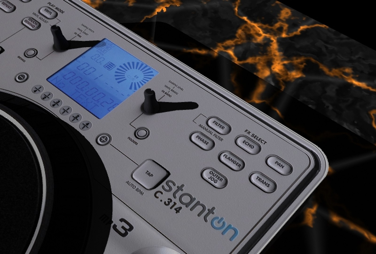 3d Model Stanton C 314 Cd Player
