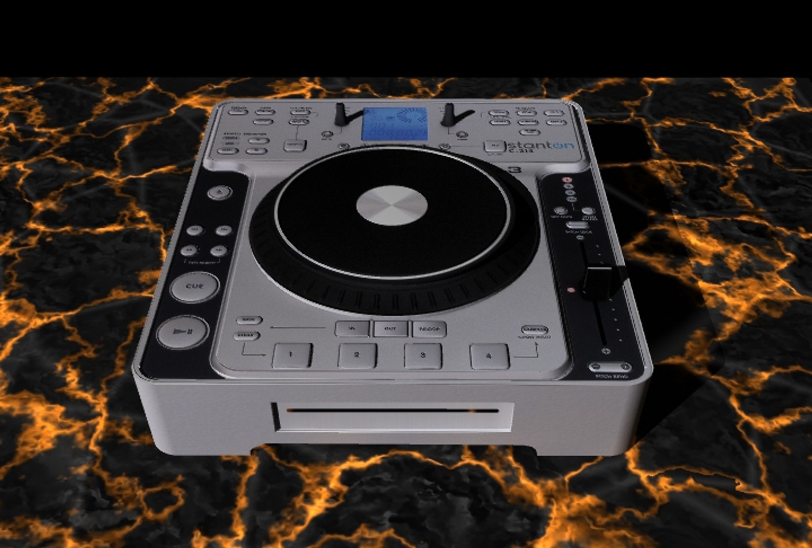 3d Model Stanton C 314 Cd Player