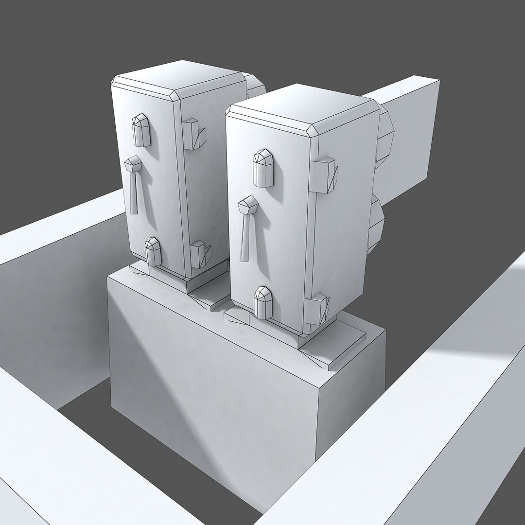 Railway Dwarf Traffic Light 3d Dxf