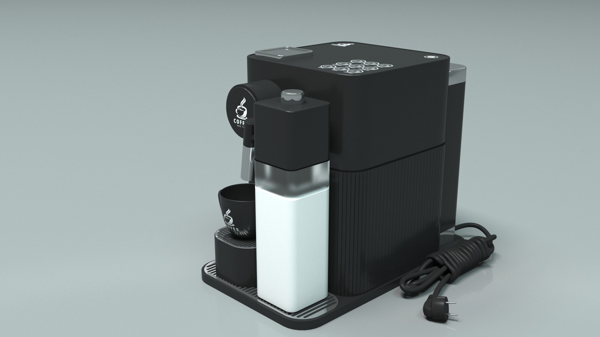 Espresso Coffee Machine 3D Model - TurboSquid 2245978