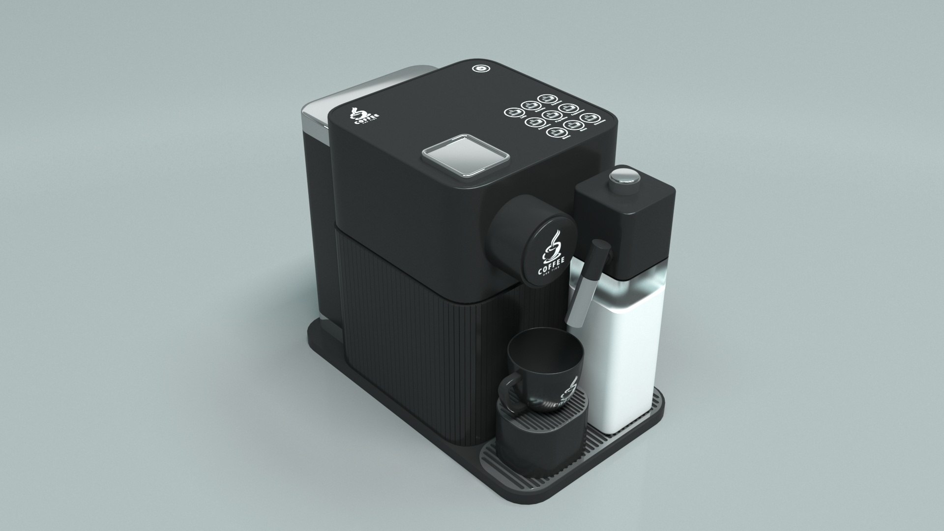 Espresso Coffee Machine 3D Model - TurboSquid 2245978