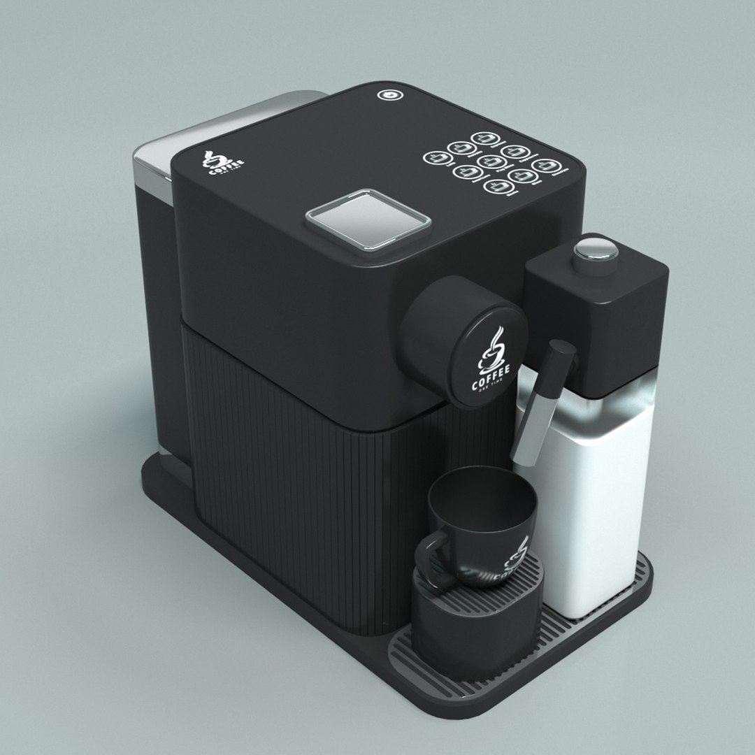Espresso Coffee Machine 3D Model - TurboSquid 2245978