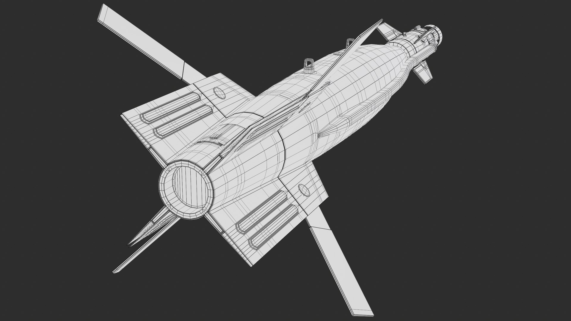 GBU-16 Paveway 2 White Aircraft Laser Guided Bomb PBR 3D Model ...