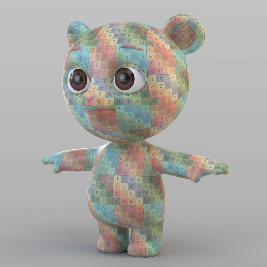 Biped Bear Animation 3D Model - TurboSquid 1607401