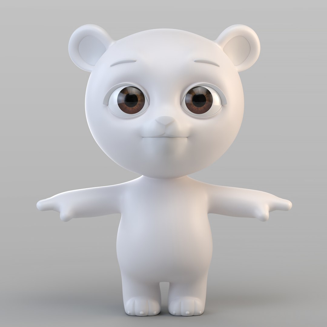 Biped Bear Animation 3D Model - TurboSquid 1607401