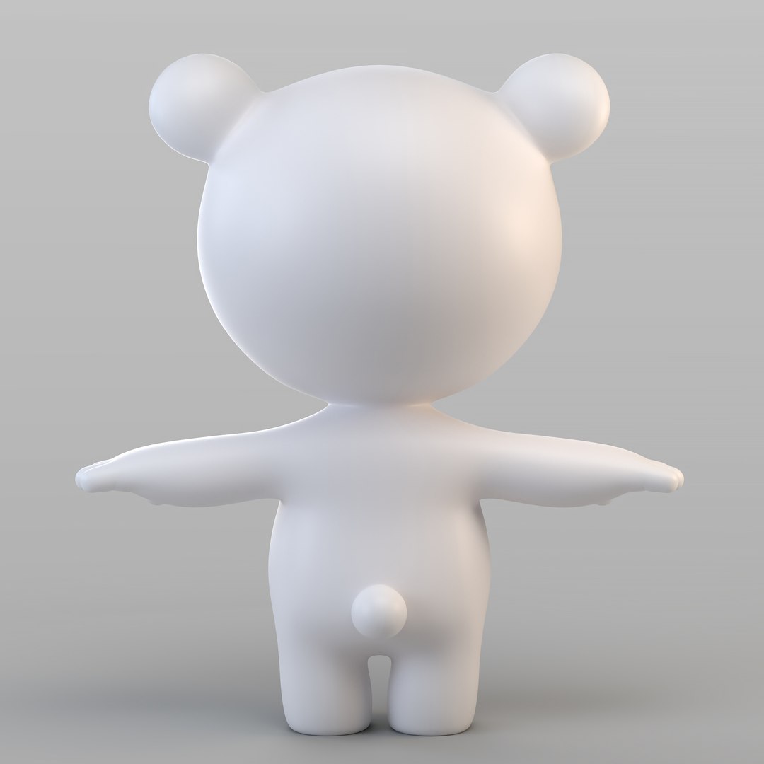 Biped Bear Animation 3D Model - TurboSquid 1607401
