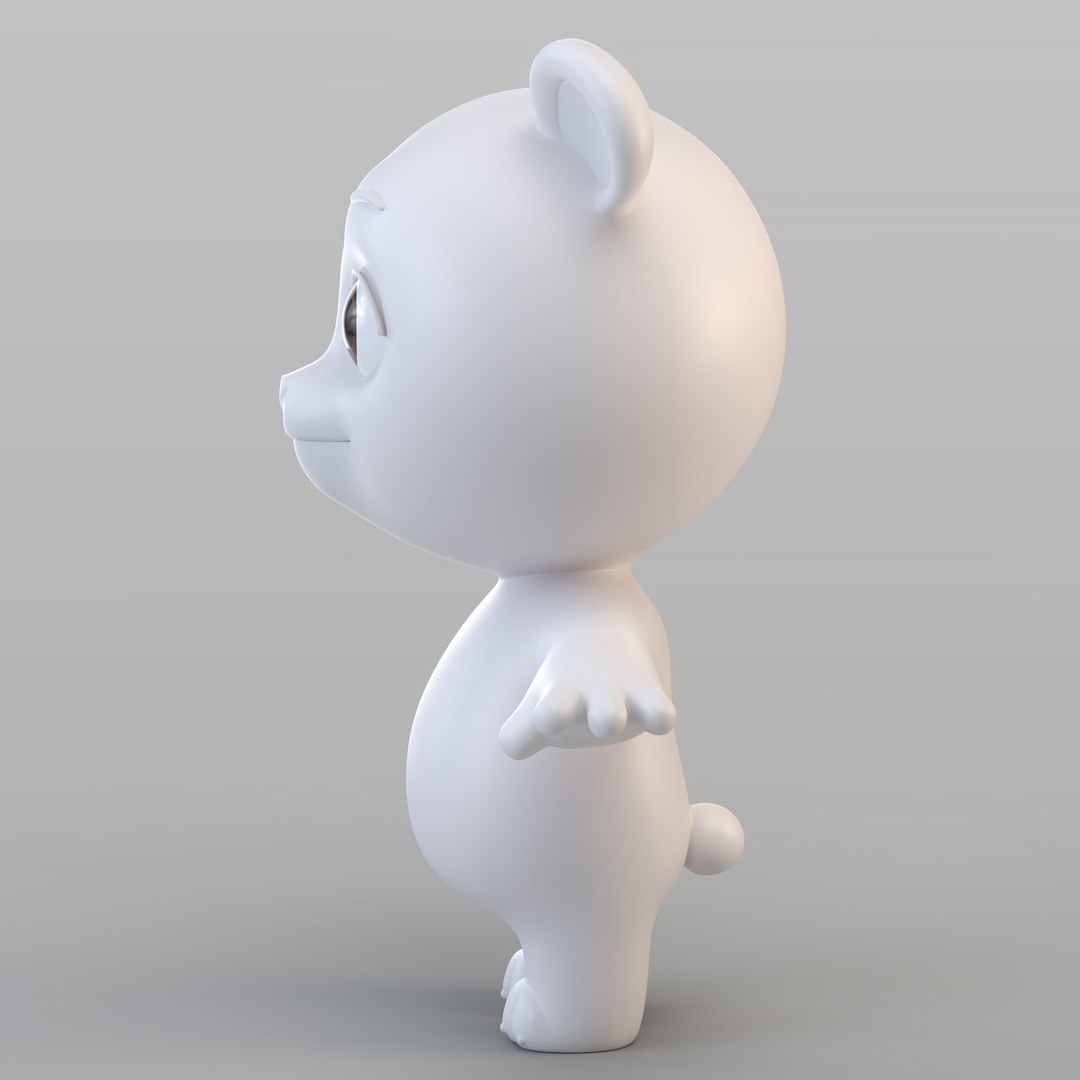 Biped Bear Animation 3D Model - TurboSquid 1607401