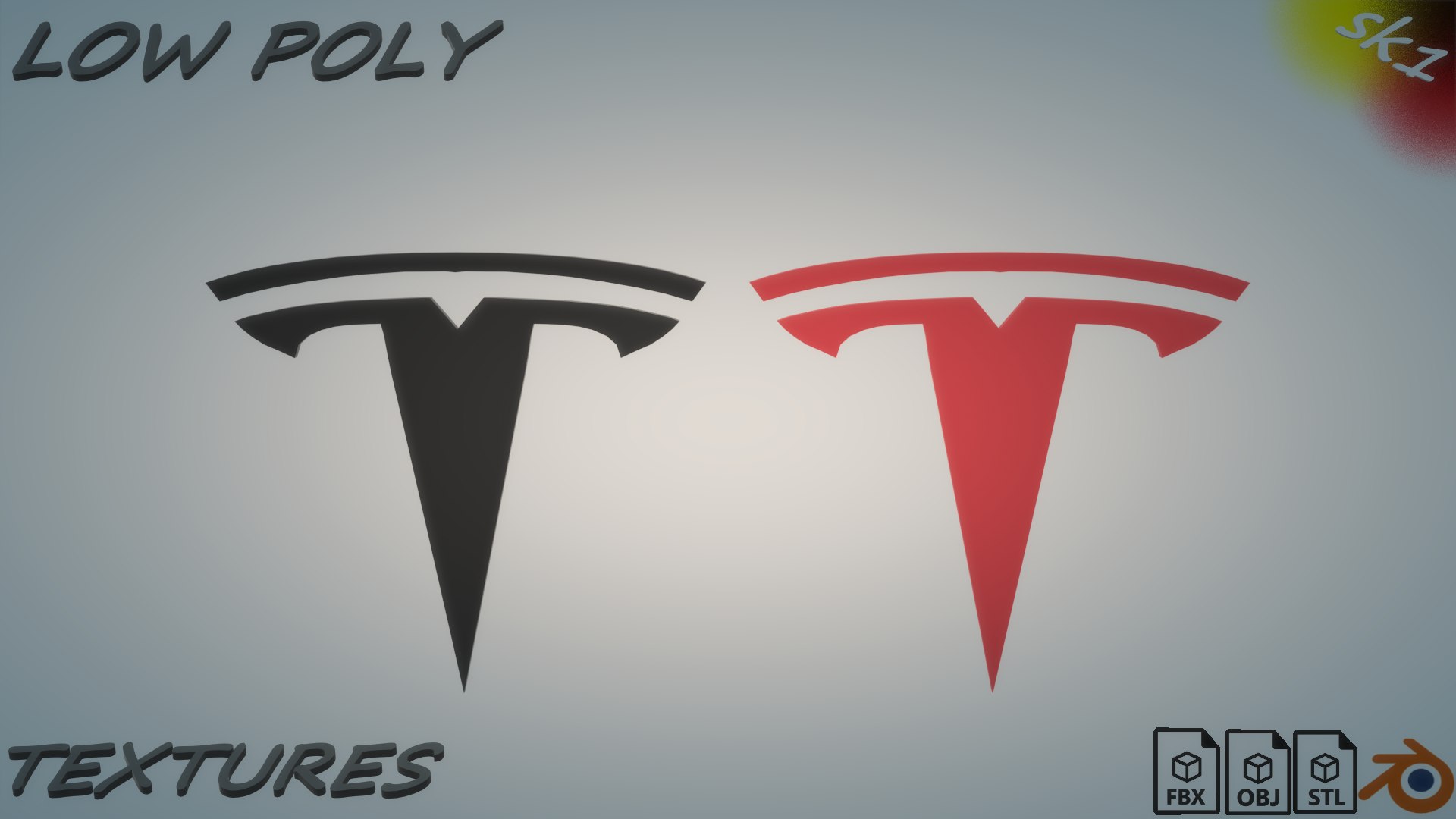 modelo 3d Emblema Tesla - TurboSquid 2175944