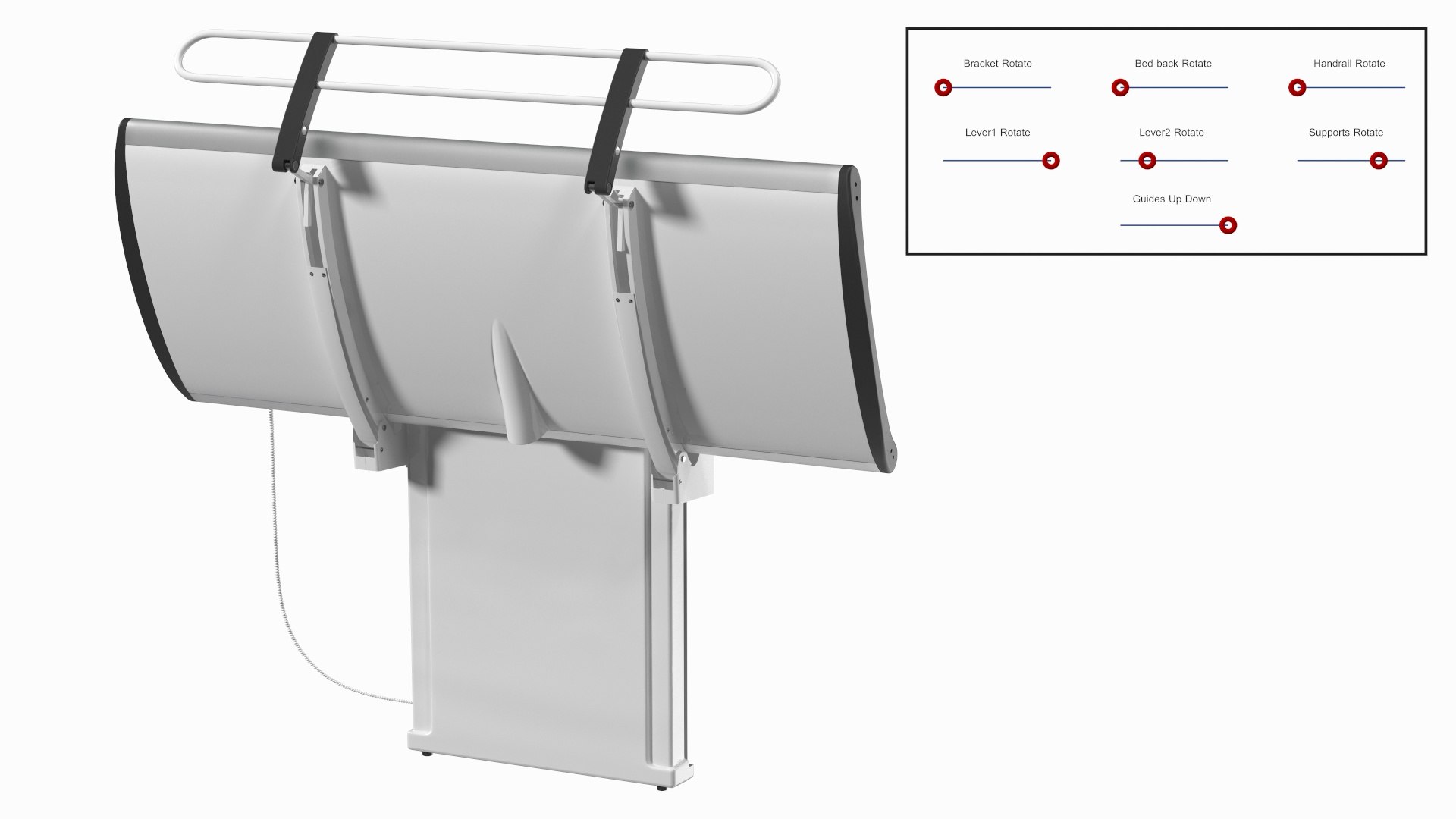 Pressalit Care 3000 Special Needs Changing Table Rigged Model ...