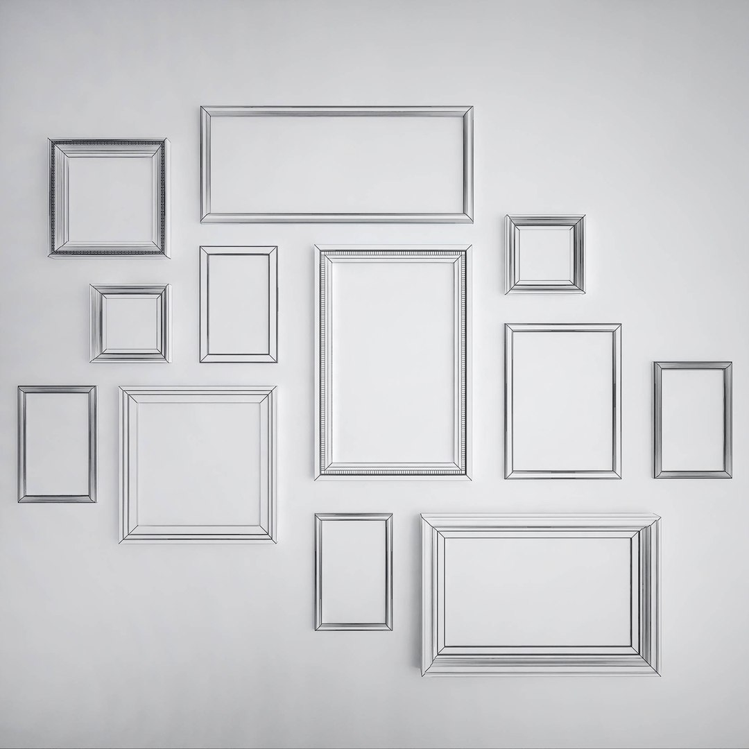 Beauty frames 3D - TurboSquid 1387158