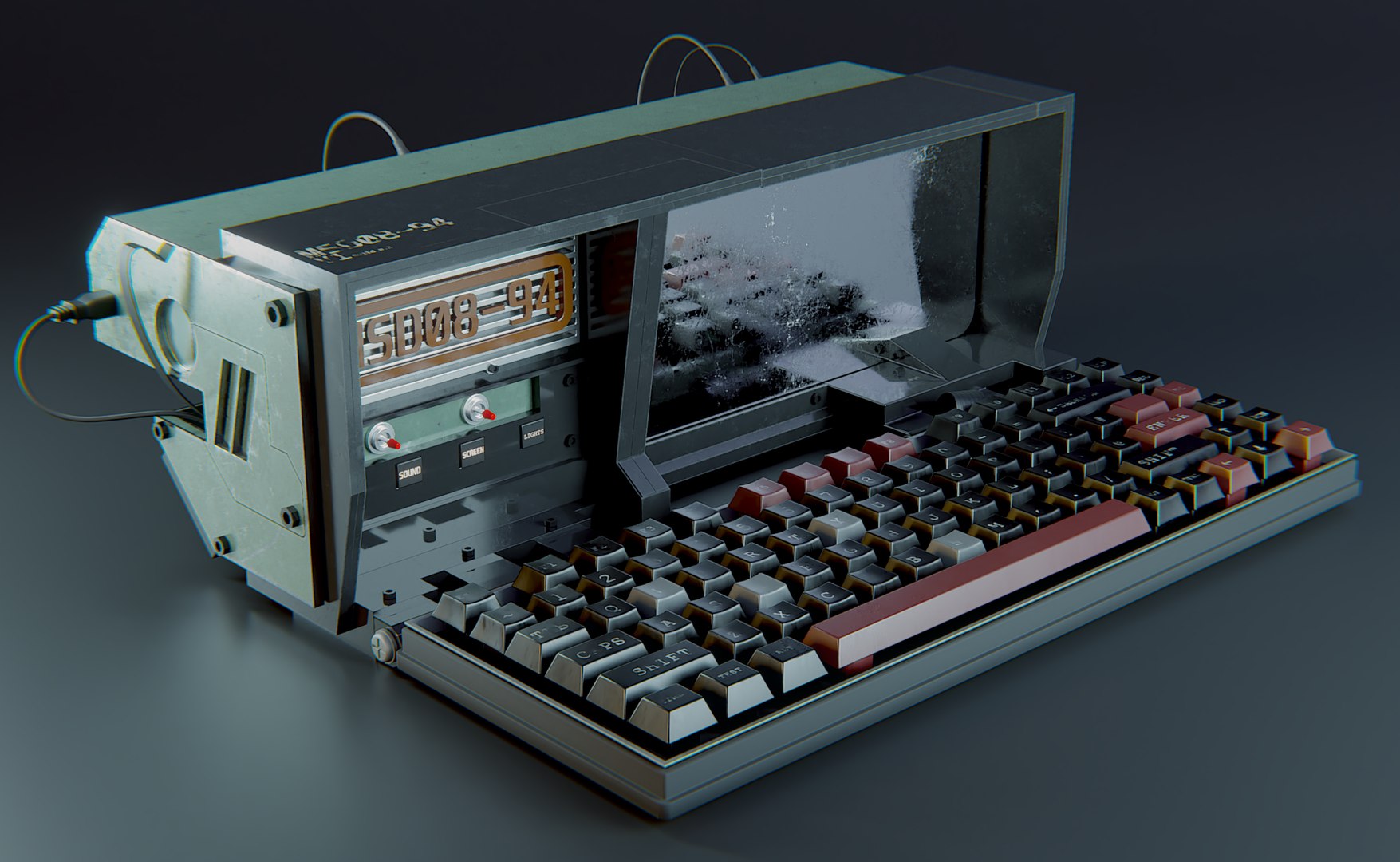 MSD08-94Old Retro Computer 3D - TurboSquid 1862549