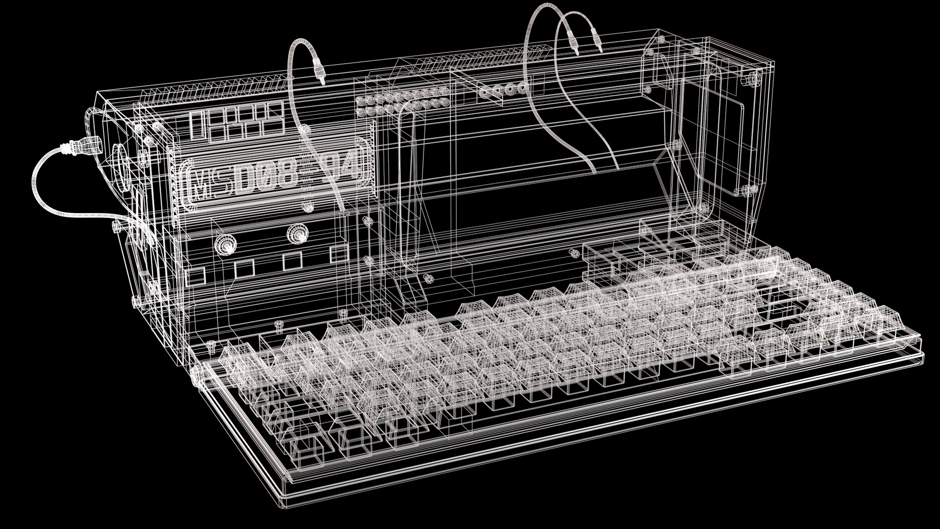 MSD08-94Old Retro Computer 3D - TurboSquid 1862549