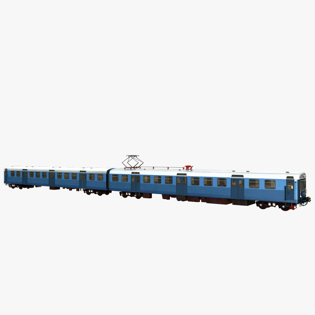 3D Commuter Train - TurboSquid 1540033