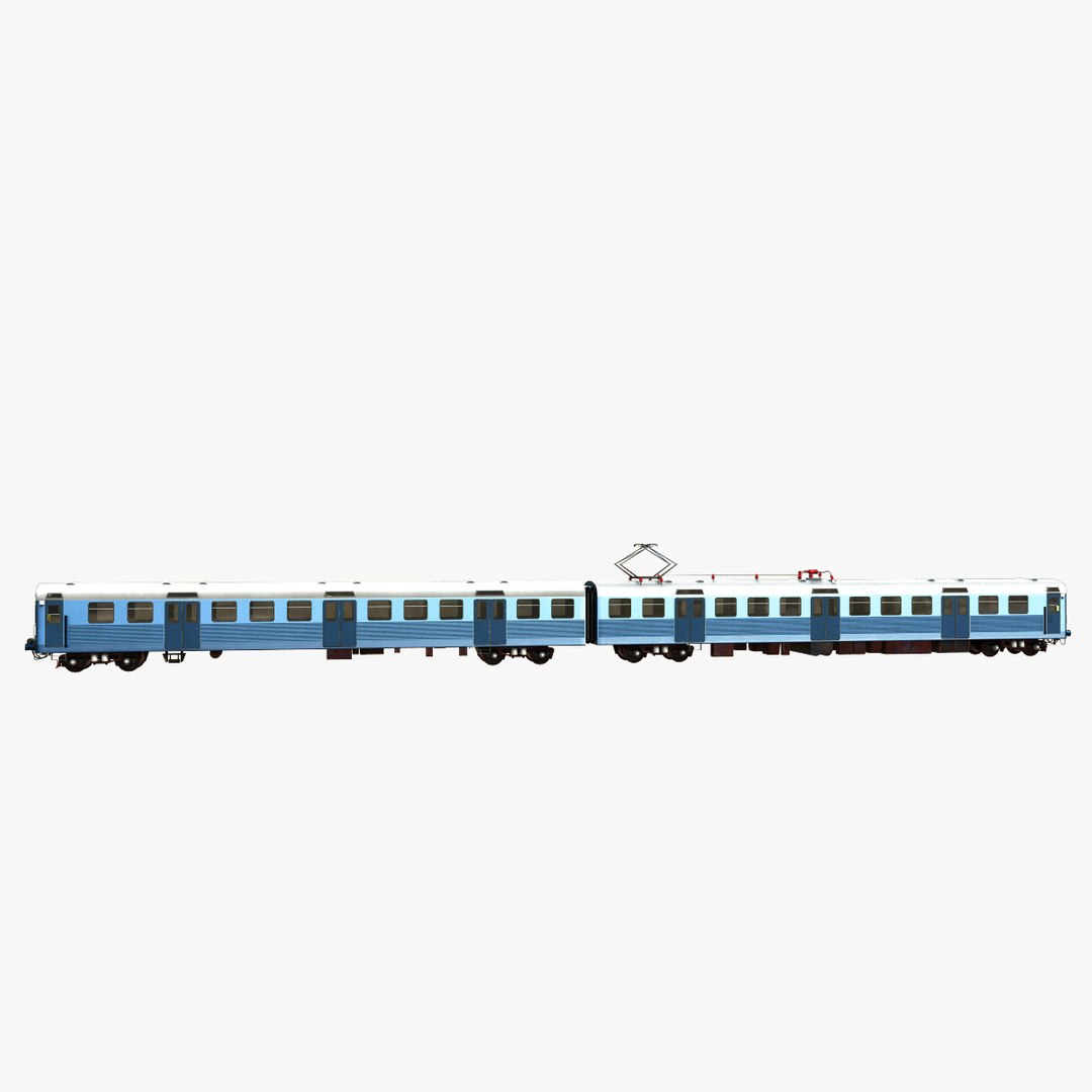 3D Commuter Train - TurboSquid 1540033