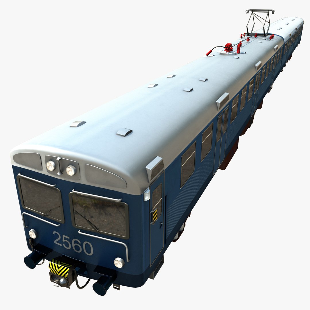 3D Commuter Train - TurboSquid 1540033