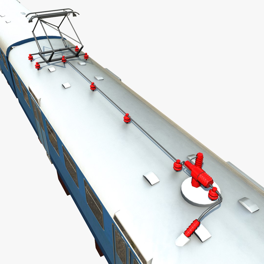 3D commuter train - TurboSquid 1540033