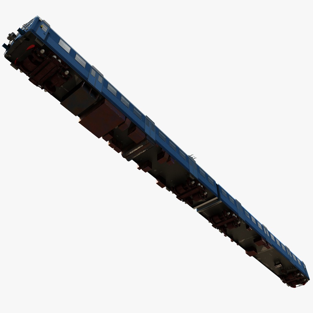 3D Commuter Train - TurboSquid 1540033