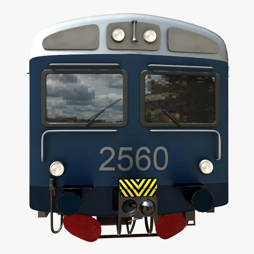 3D Commuter Train - TurboSquid 1540033