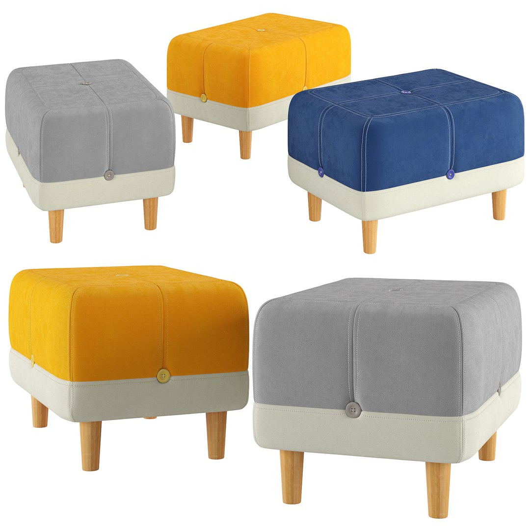 Footstool Kuyt model - TurboSquid 1994507