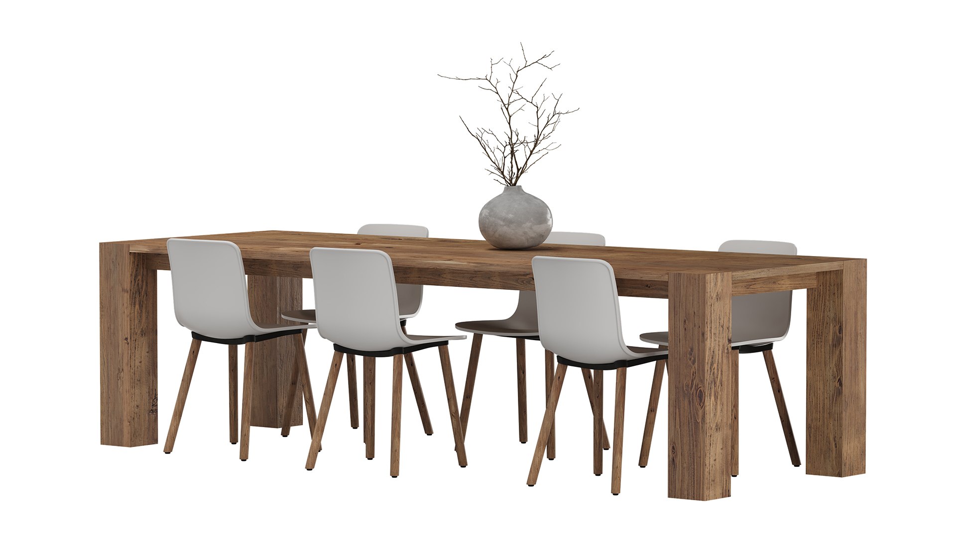 Bold Casa Table Vitra Chairs 3D model - TurboSquid 2014460