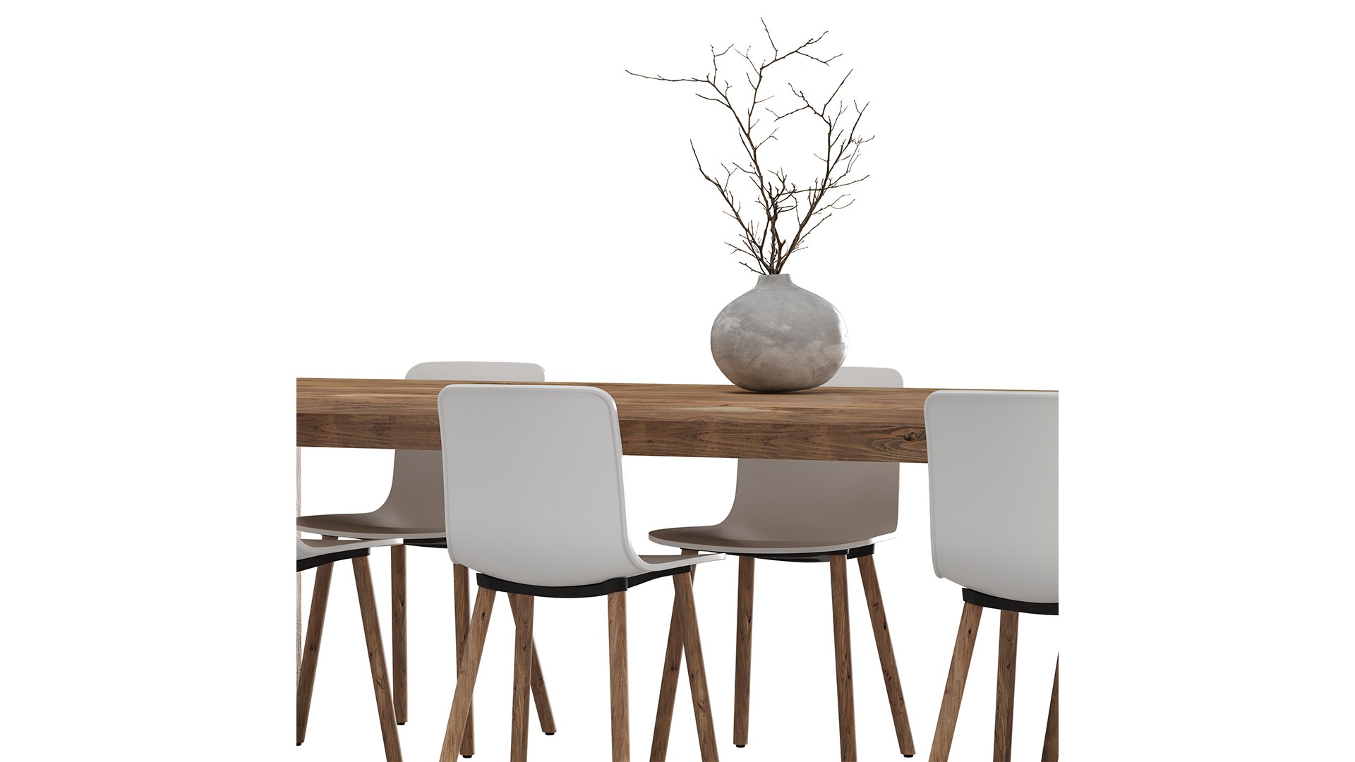 Bold Casa Table Vitra Chairs 3D model - TurboSquid 2014460