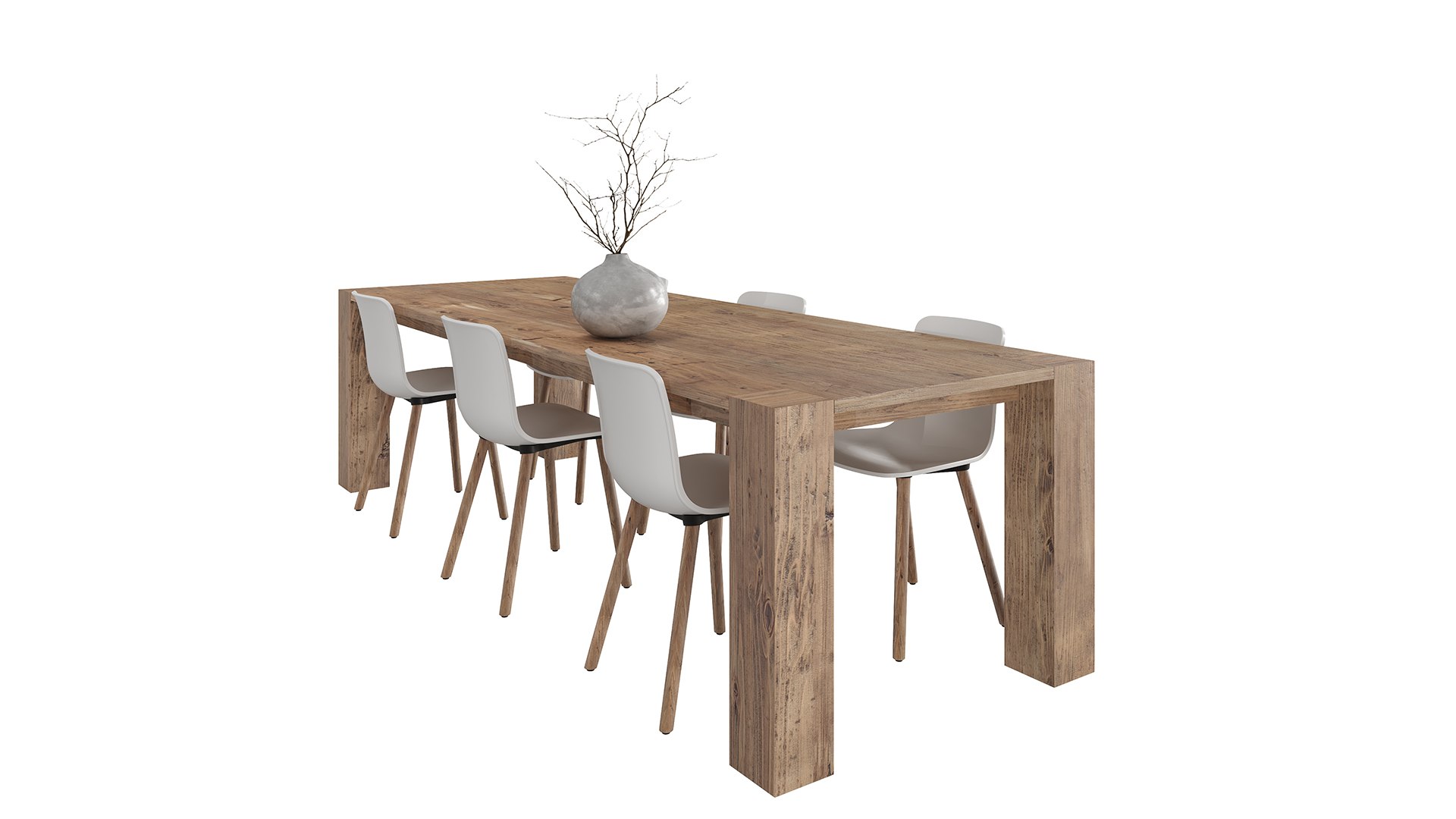 Bold Casa Table Vitra Chairs 3D model - TurboSquid 2014460