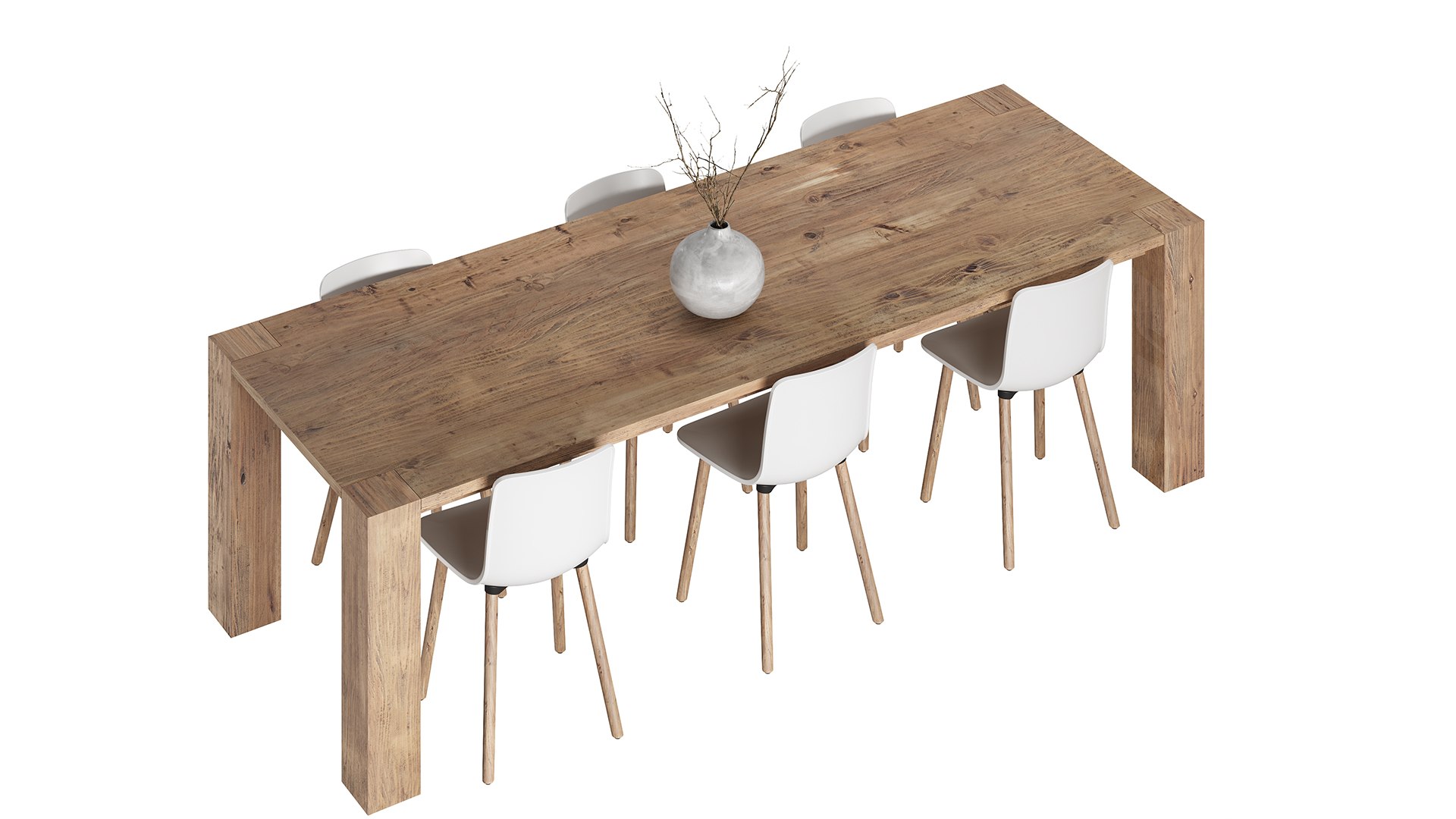 Bold Casa Table Vitra Chairs 3D model - TurboSquid 2014460