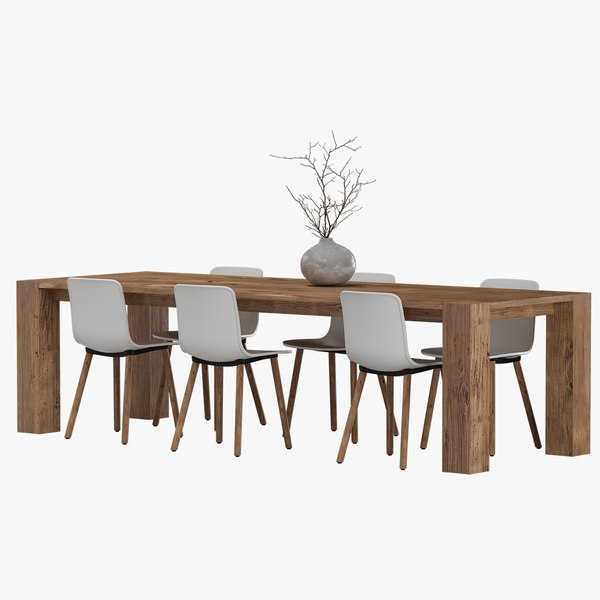 Bold Casa Table Vitra Chairs 3D model - TurboSquid 2014460