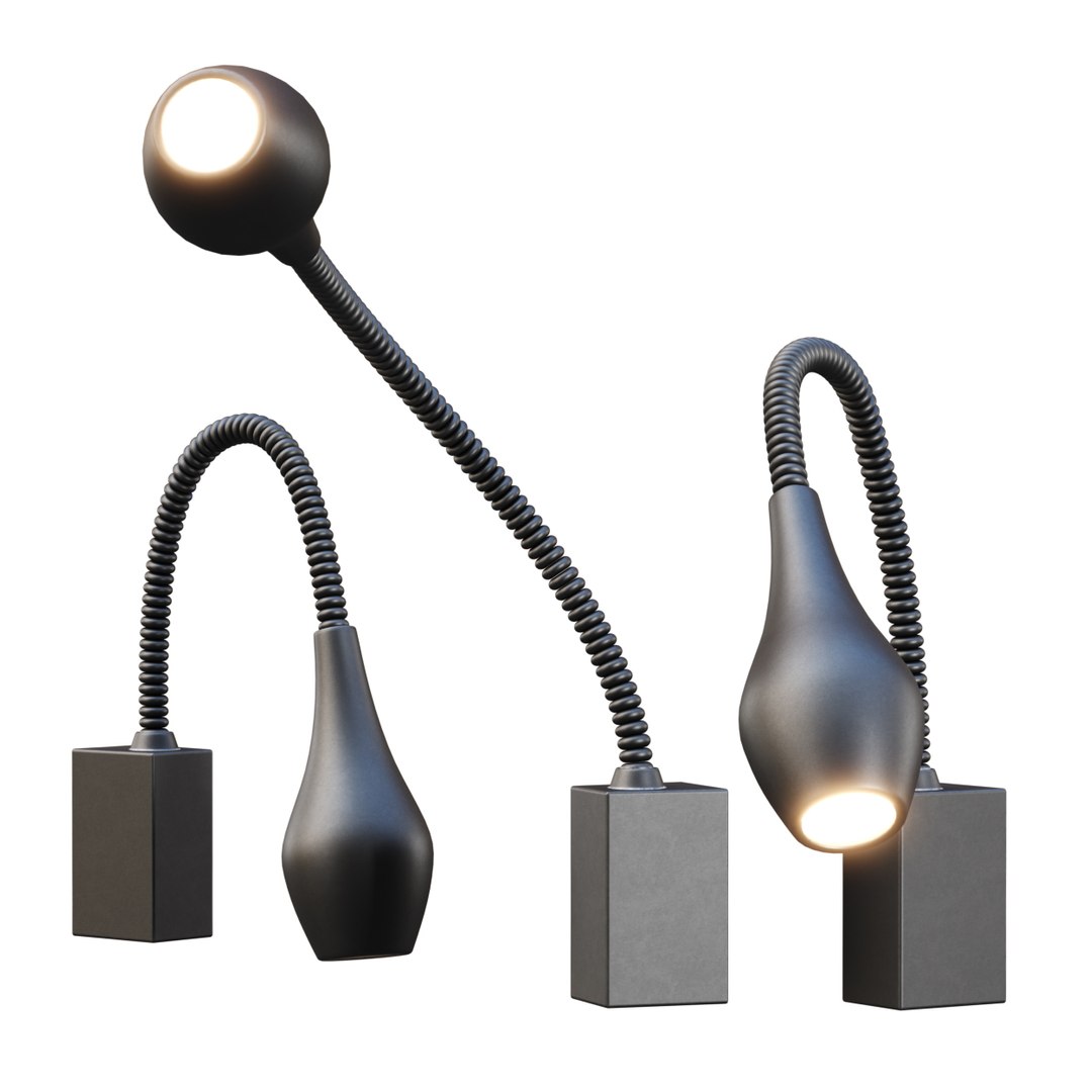 3D Toccami Night Lamp Touch Buy Viabizzuno Model - TurboSquid 1967838